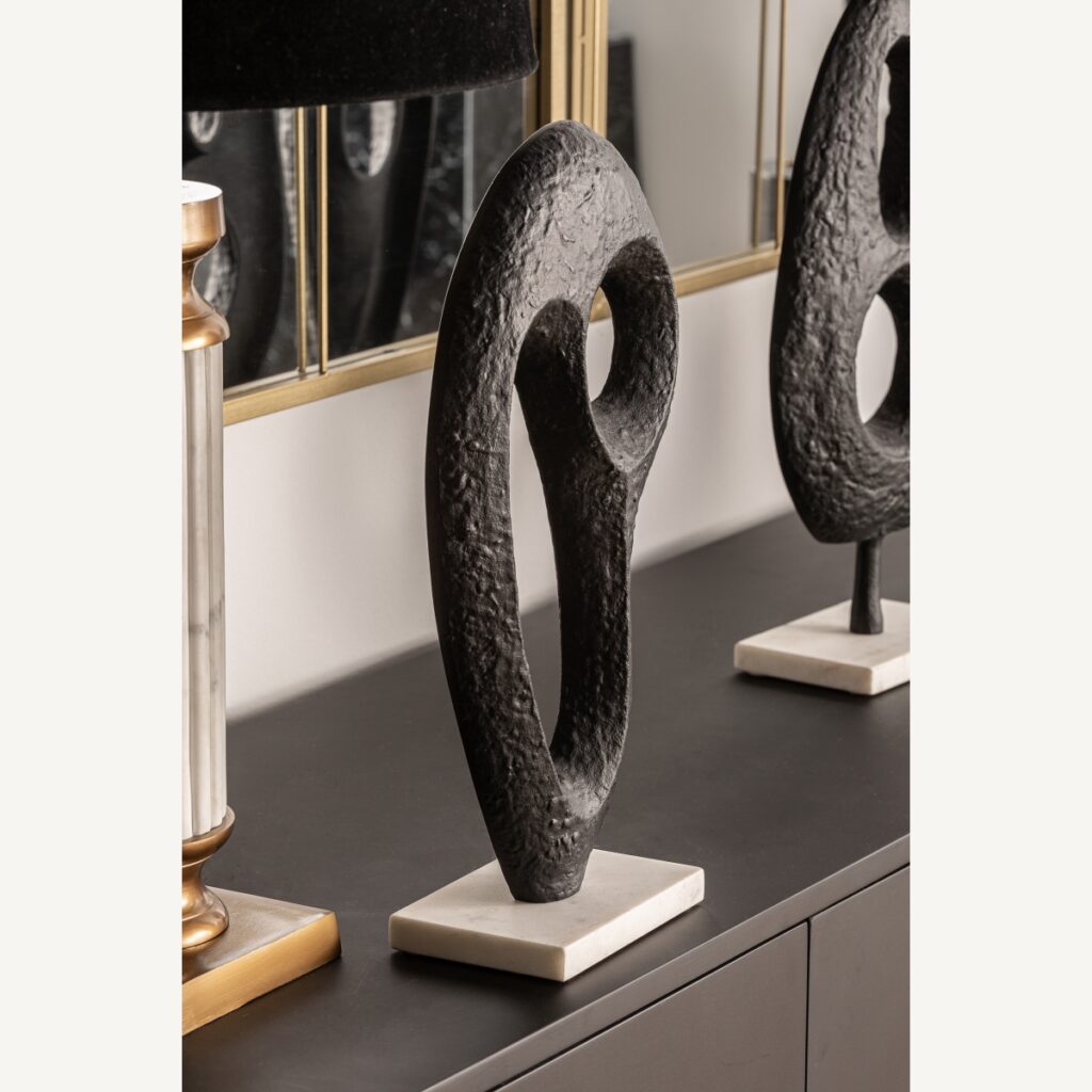 Sculpture abstraite Messier noir Vical Home 42cm - Livraison offerte ...